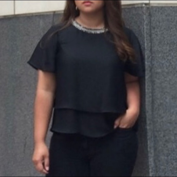 Zara | Tops | Zara Basic Black Top | Poshmark
